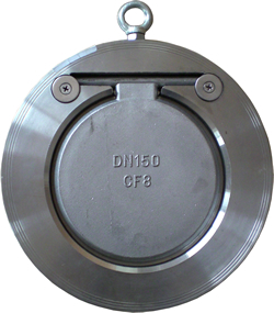 不锈钢对夹旋启式止回阀H74H富山常规阀门系列-富山阀门官方网站